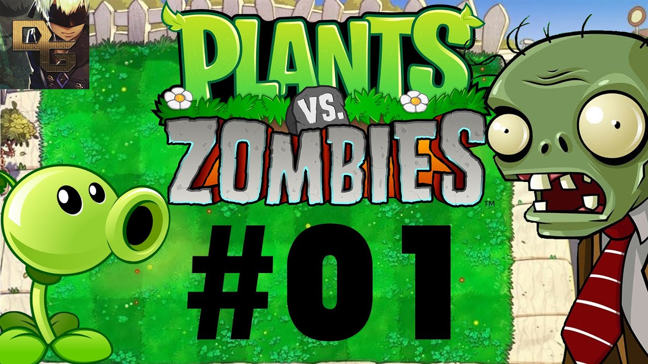 PLANTS VS. ZOMBIES PvZ #01 - INICIO DO GAMEPLAY! (Completo) - YouTube