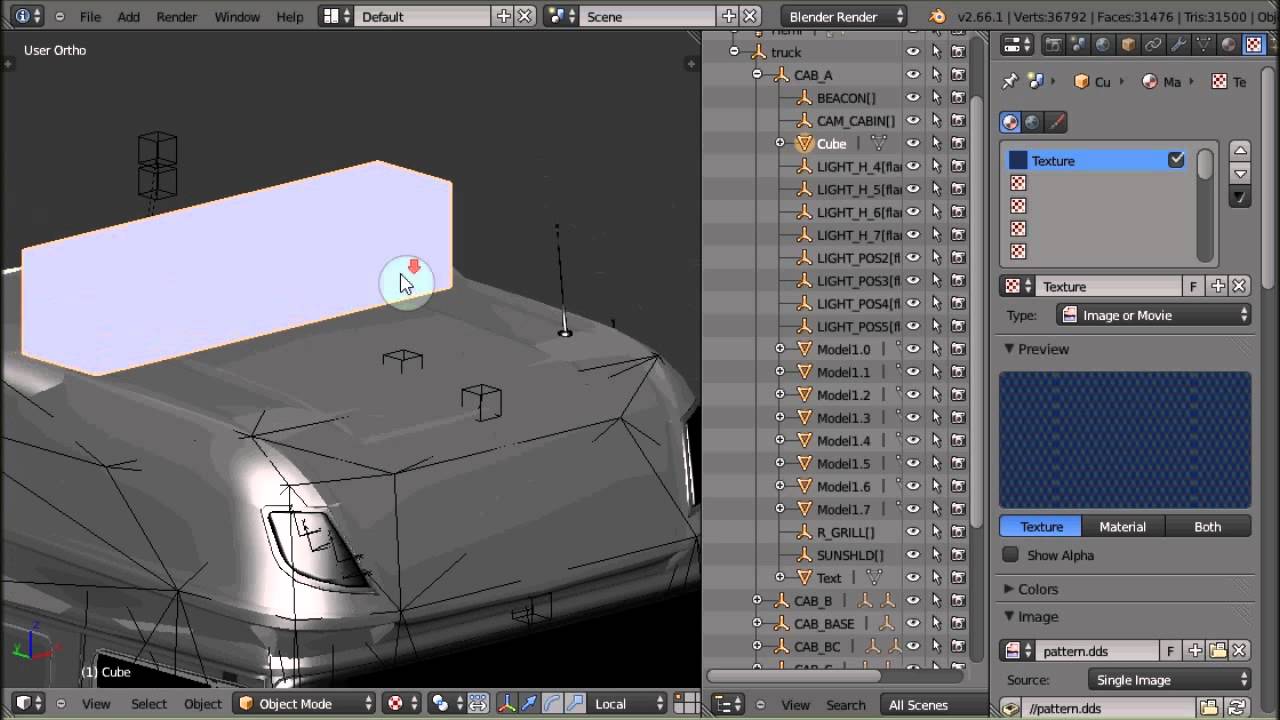 Blender2SCS Tut - #4 Create new SCS material & texture - YouTube
