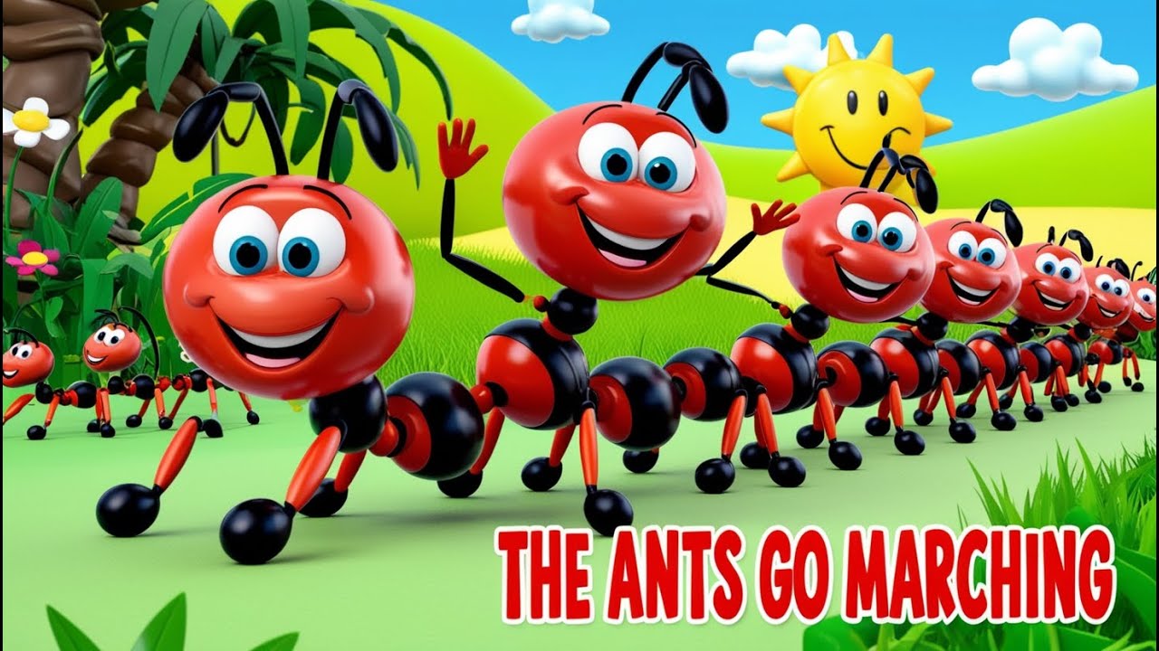 The Ants Go Marching Song | Kids Songs And Nursery Rhymes | Yo Yo Kids ...