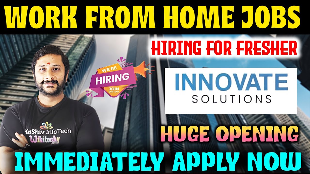 🔥Innovate Solutions is Hiring | Permanent Work from Home jobs | Today Job Vacancy in Tamil # ...