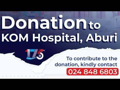 175TH ANNIVERSARY - A DONATION TO KOM HOSPITAL, ABURI - YouTube