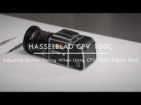 Hasselblad 907X CFV 100 C | Adjusting Shutter Timing - YouTube