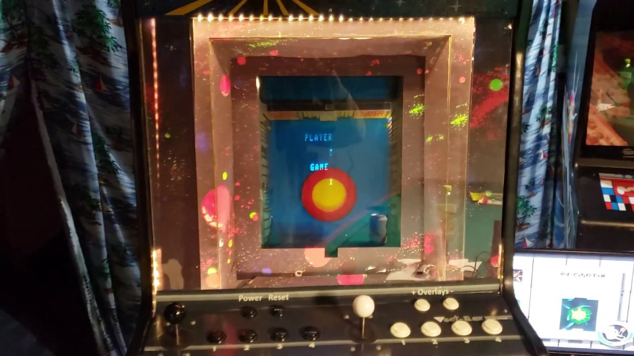 Vect-Rex overlay and marquee testing (Vectrex) - YouTube