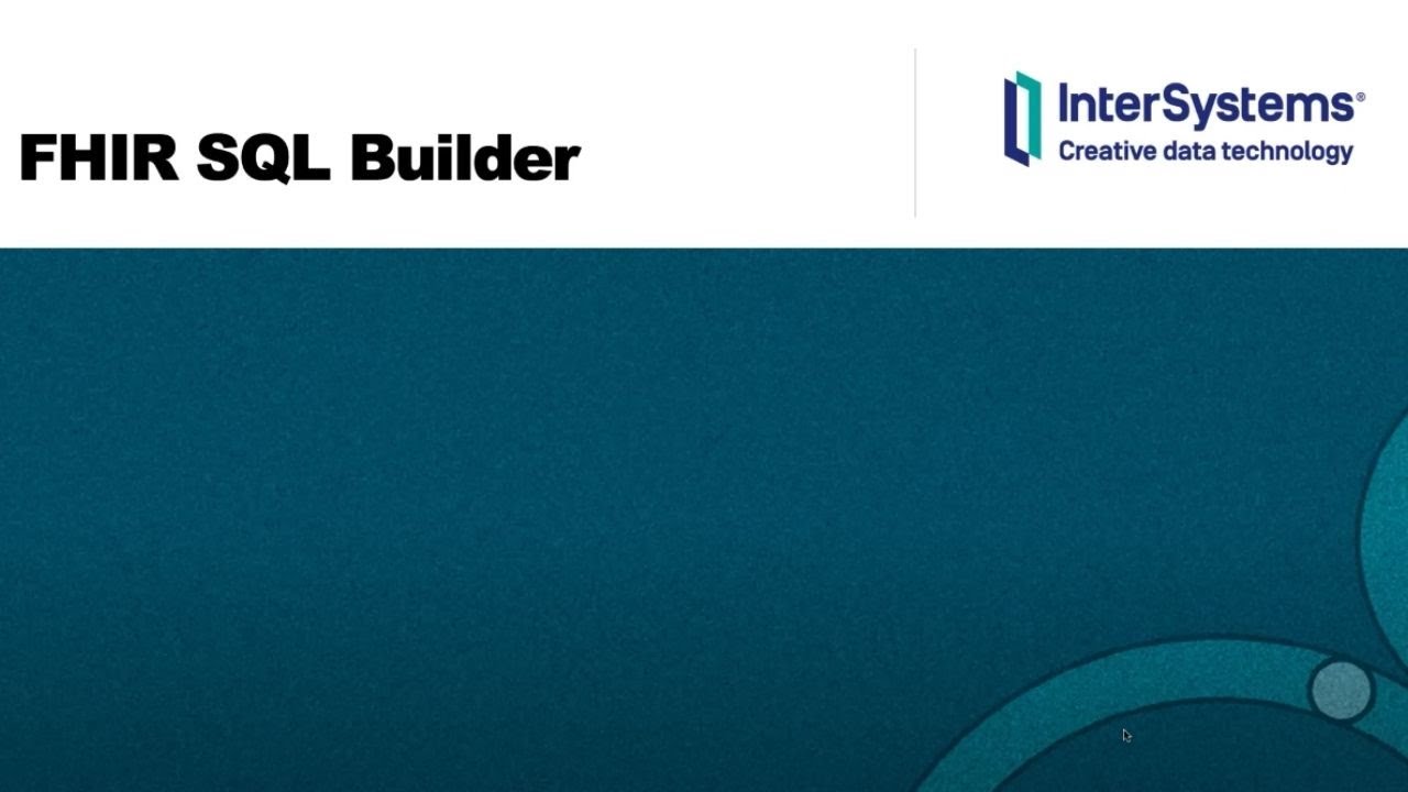 Introduction to the FHIR Schema Generator - YouTube