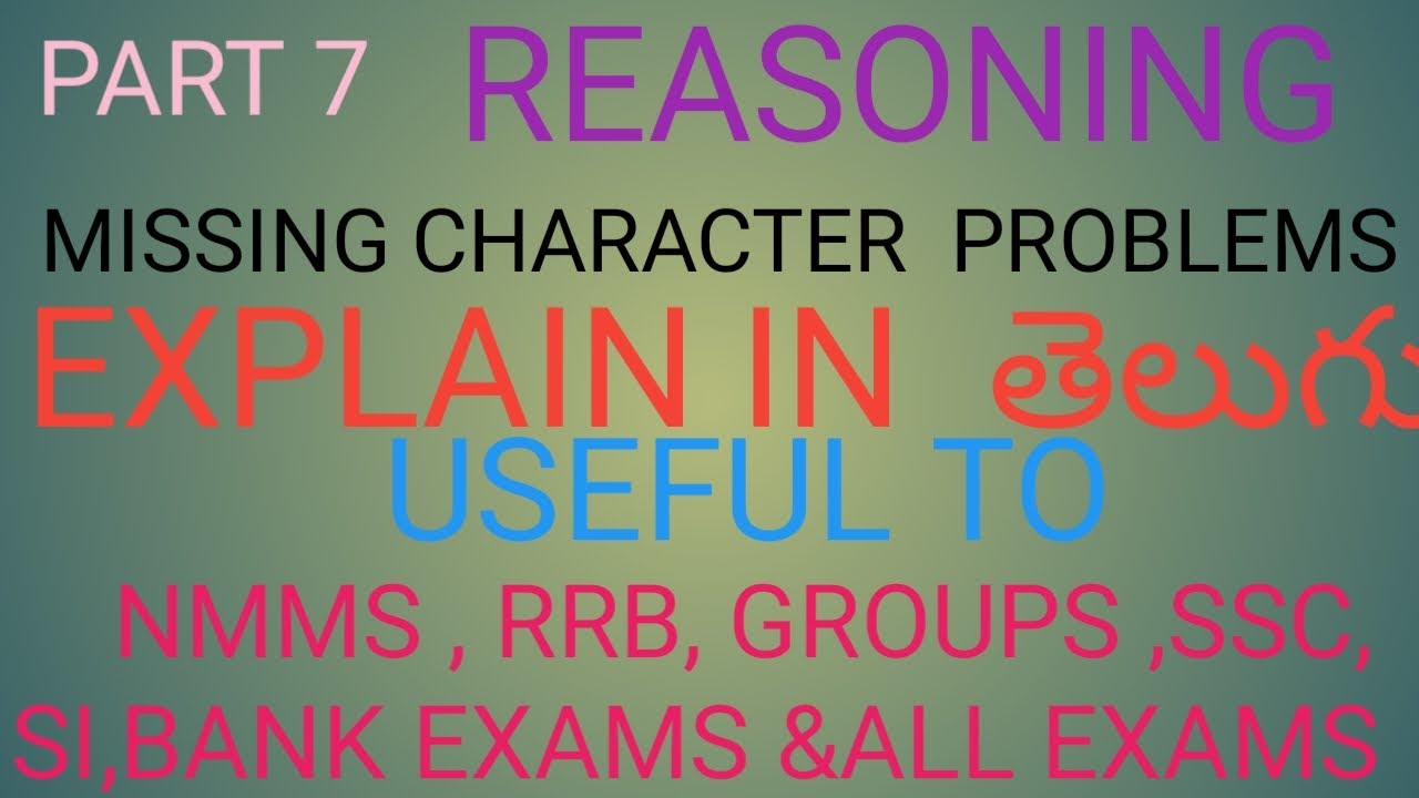 MISSING CHARACTER PROBLEMS MISSING NUMBER PROBLEMS missing-character-problems-missing-number-problems