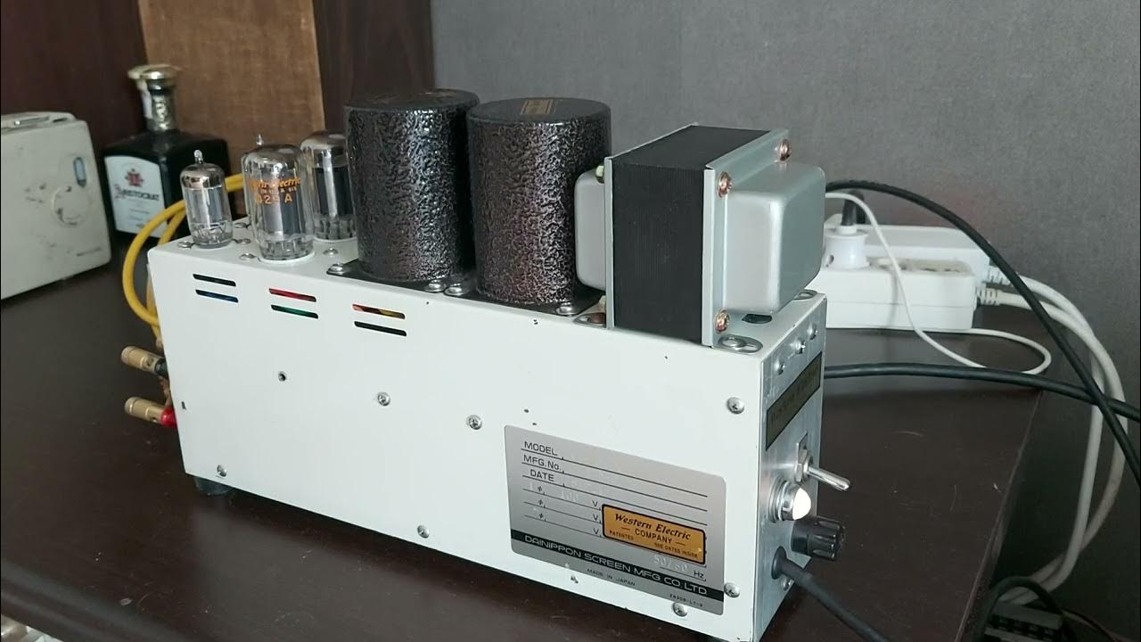 까도 까도 계속 나오는 진공관앰프( WE429A 싱글파워앰프) - YouTube