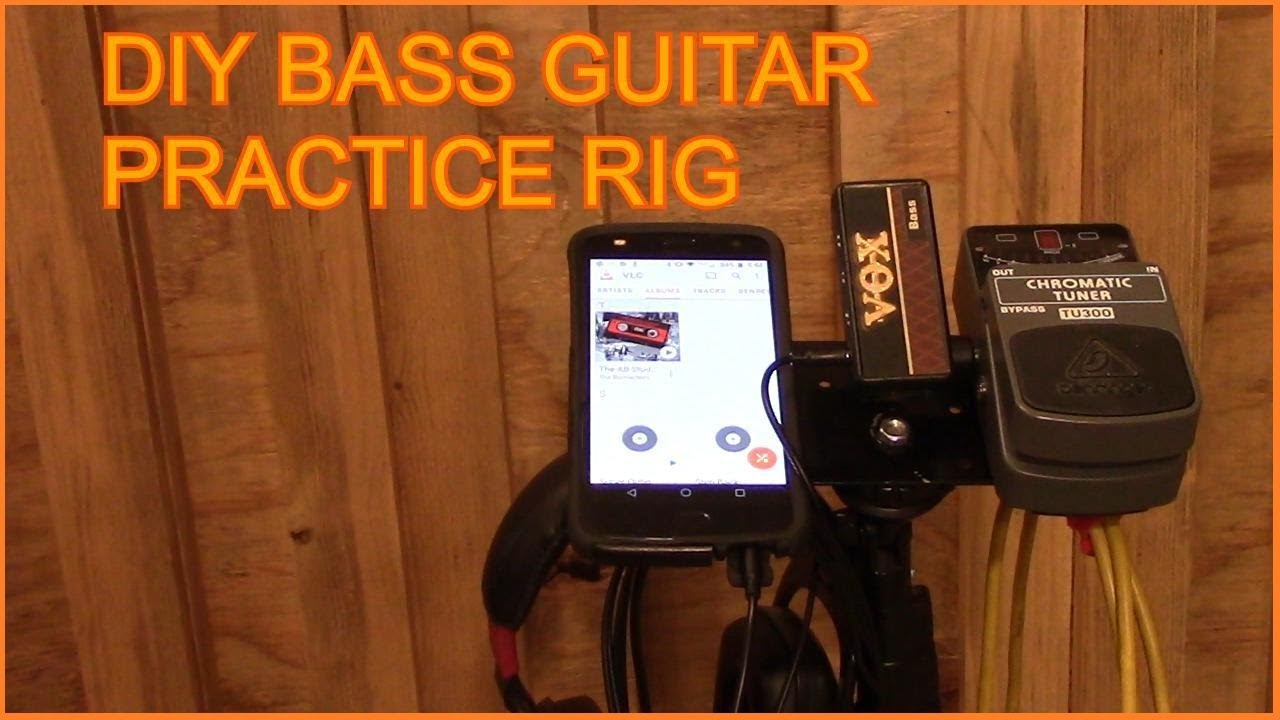 DIY Bass Guitar Practice Rig - YouTube