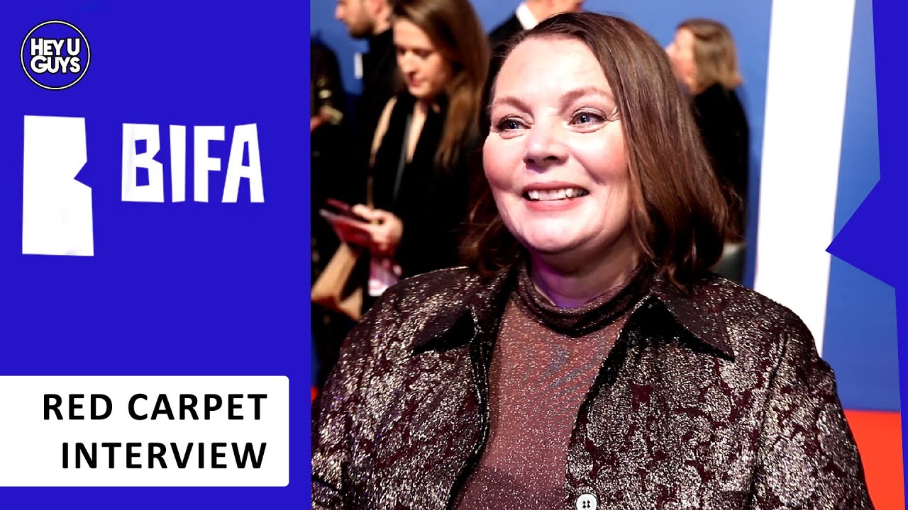 Joanna Scanlan - After Love - 2021 BIFA Red Carpet Interview - YouTube