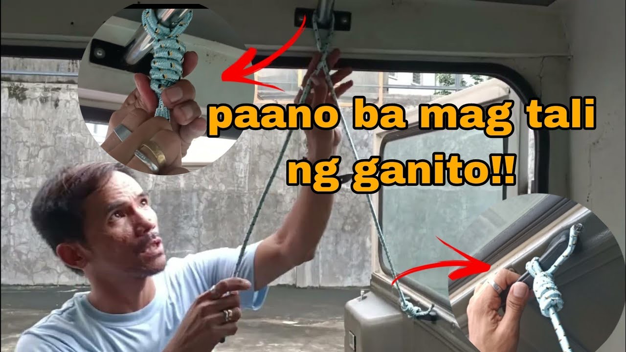 Only a few know these tricks. How to tie a rope that looks good - YouTube