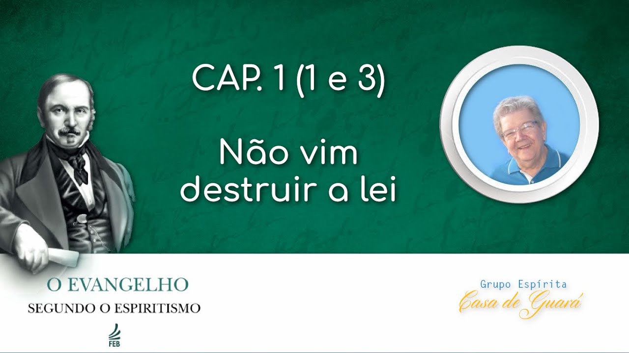 ESE - CAP 1 - NÃO VIM DESTRUIR A LEI - YouTube