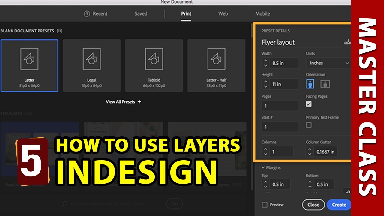 LESSON 5 || InDesign for Beginners || Layer Management || Graphic Skill ...