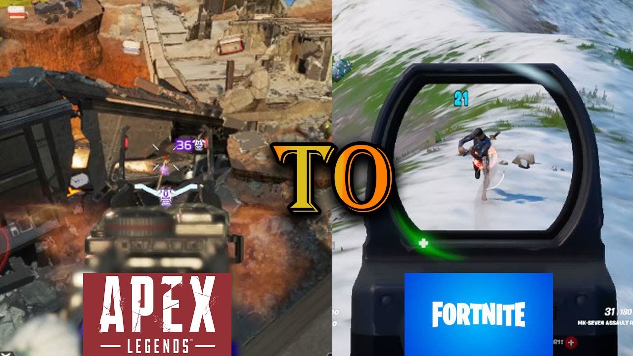 Apex players play fortnite - YouTube
