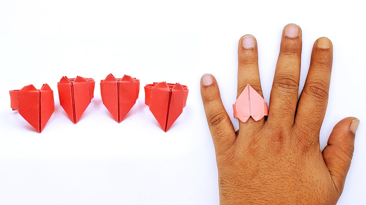 Origami Heart Ring For Valentine's Day | Valentine's Day Festival ...