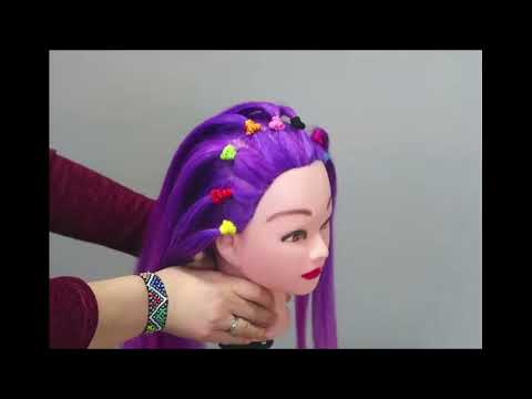 balaca qızlar üçün şirin saç düzümleri  / - Sadə Sac modelleri horukler - Uzun saç hörükləri