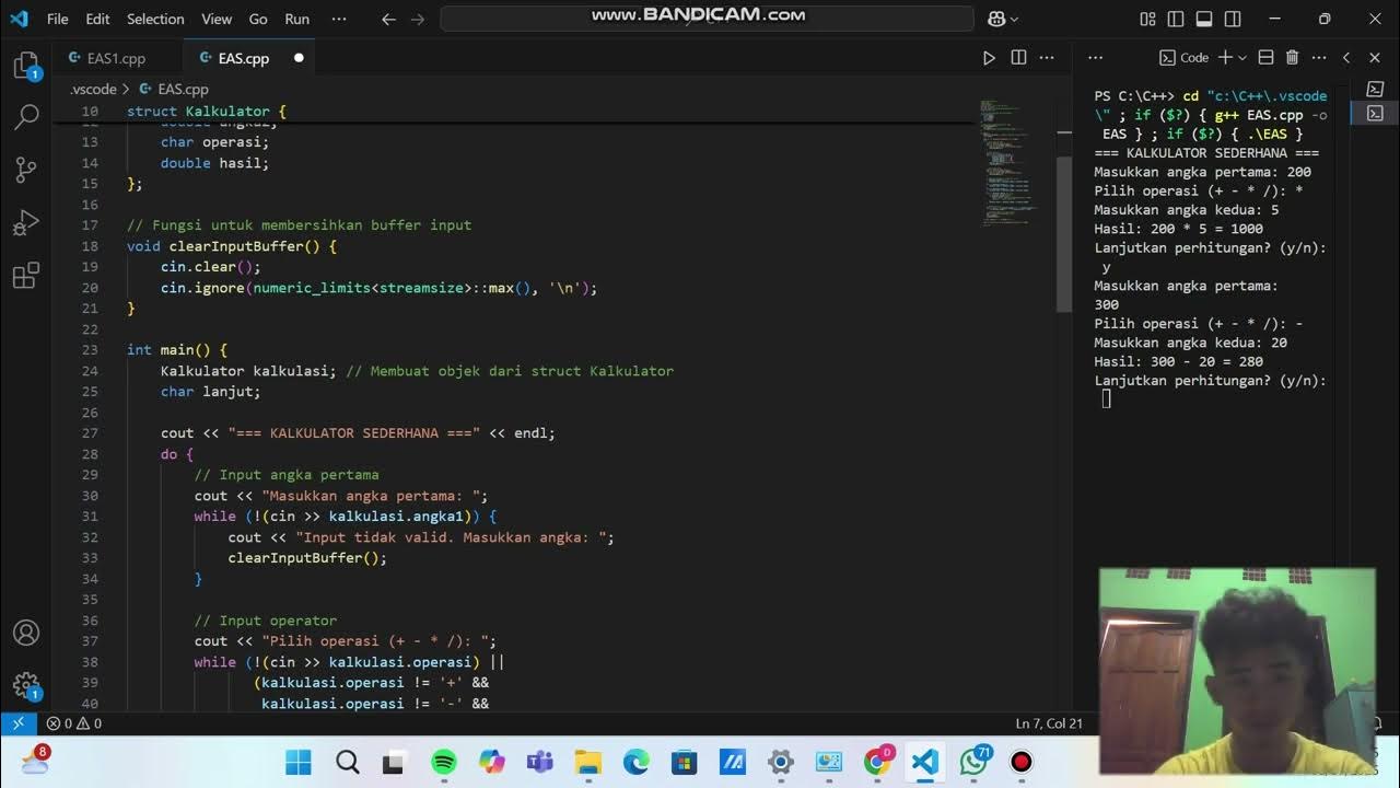 EAS-PEMOGRAMAN METODE:if else, struct,do-while - YouTube