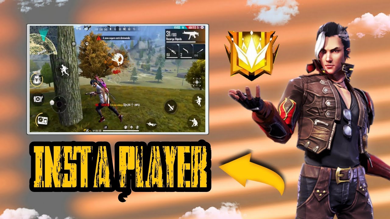 MELHORES MOMENTOS DE UM INSTA PLAYER DESCONHECIDO DE FREE FIRE💚 - YouTube