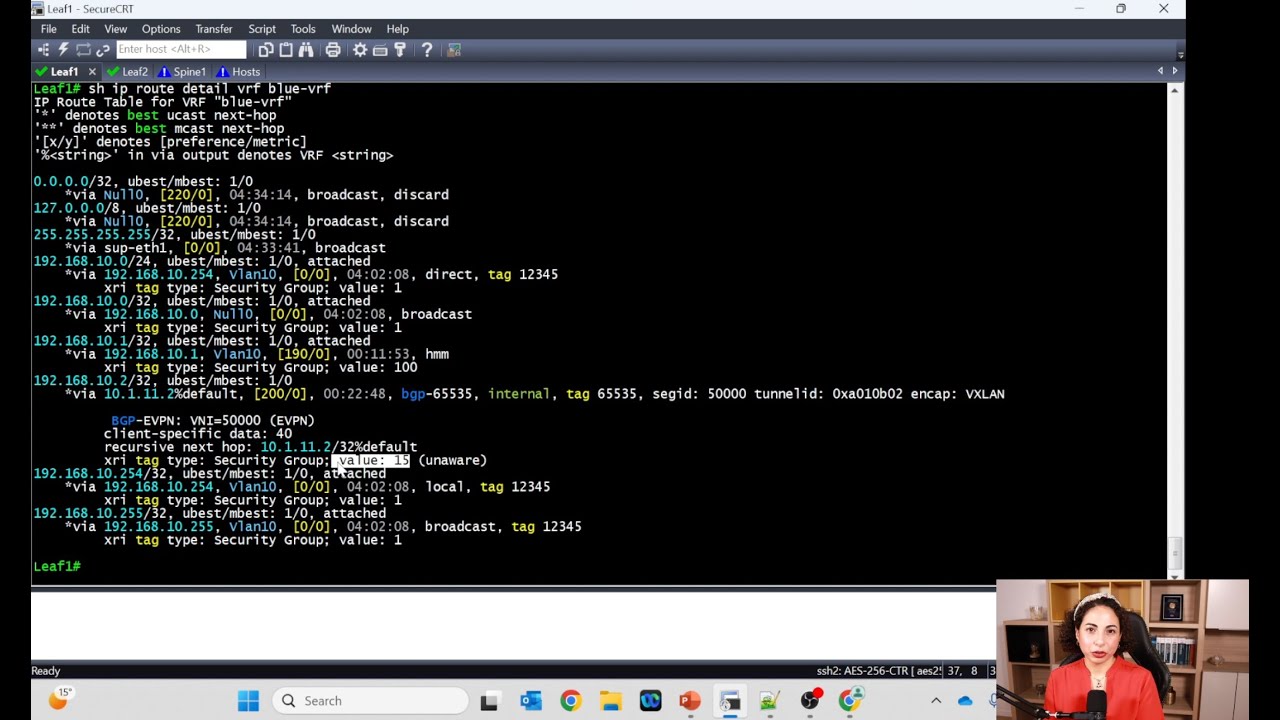2- Configuring basic Micro Segmentation in a single site VXLAN EVPN ...