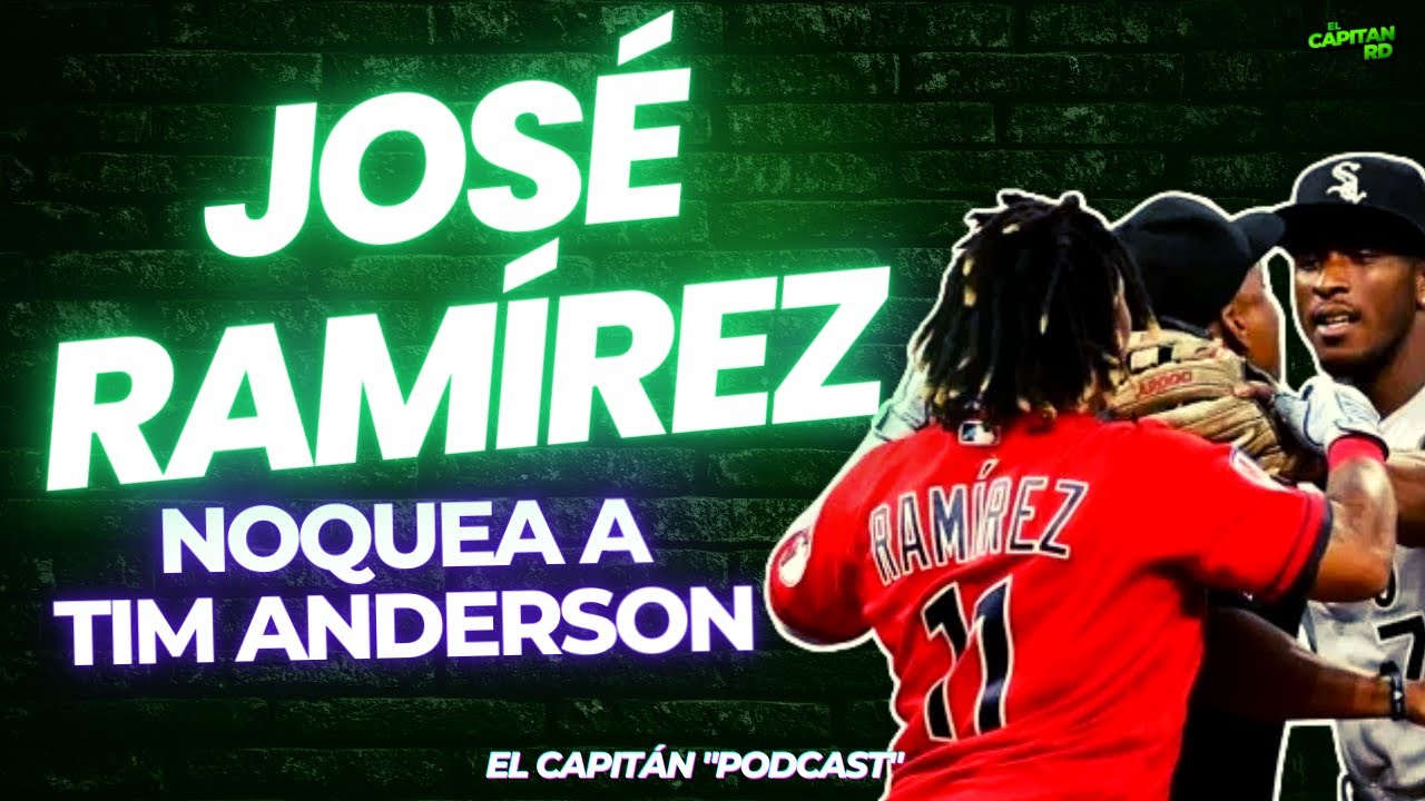 José Ramírez nocaut VS Tim Anderson en pelea de MLB - YouTube