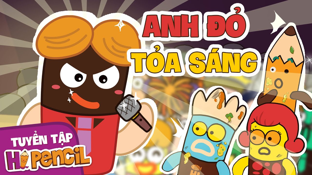 NĂNG LỰC "ĐẶC BIỆT" CỦA ANH ĐỎ | Tuyển Tập Hoạt Hình Xin Chào Bút Chì ...