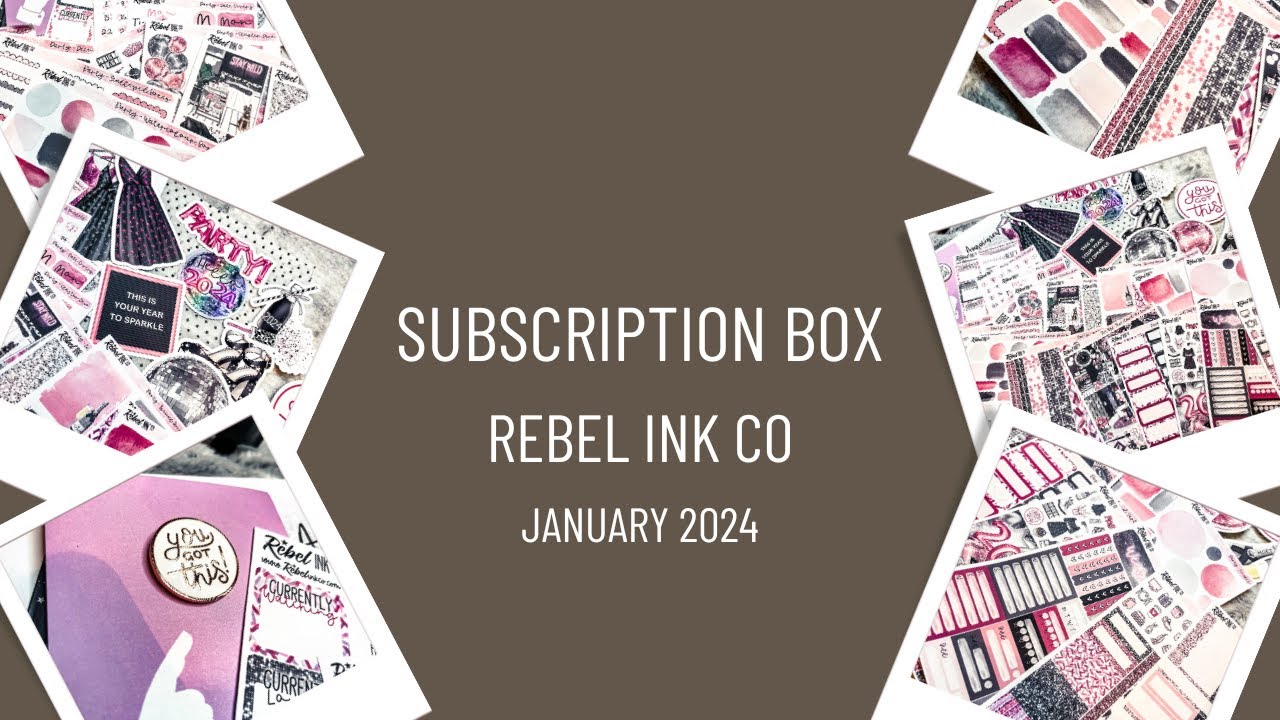| REBEL INK CO | SUBSCRIPTION BOX | JANUARY 2024 | - YouTube