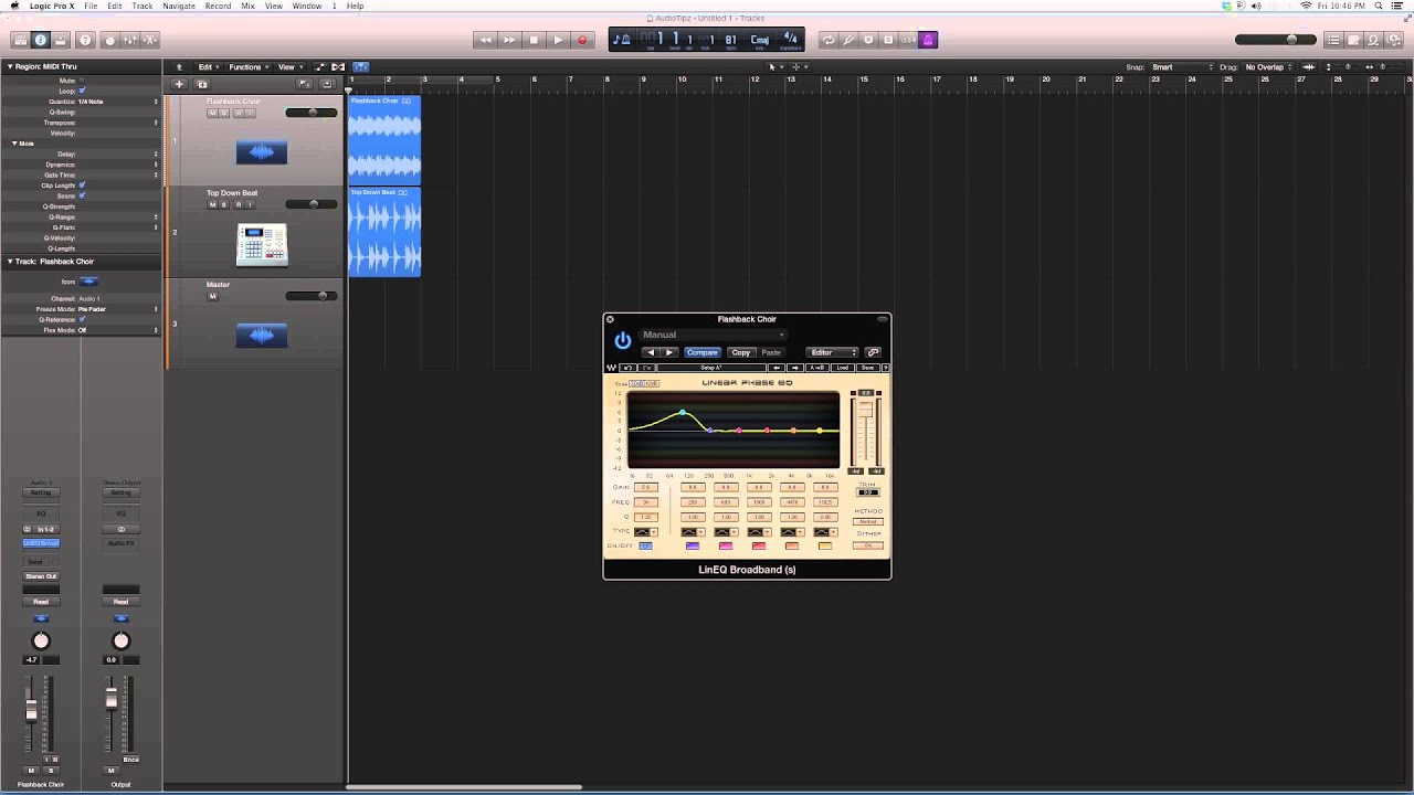 178 LinEQ Broadband In Logic Pro - YouTube