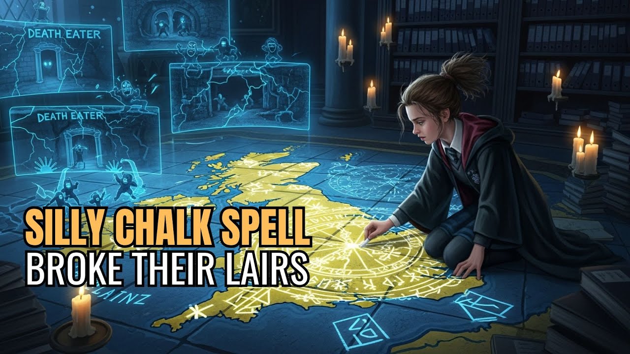 How One Girl’s “SILLY” Chalk Spell Made Death Eater Lairs Collapse 3 ...