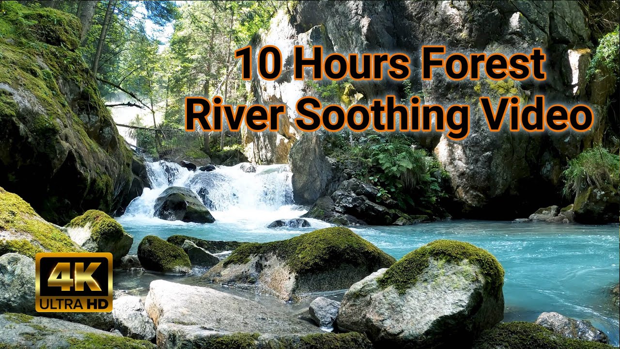 Water Flow 4K Ultra HD Video | 10 Hours of Nature's Beauty 🌿💧 | # ...