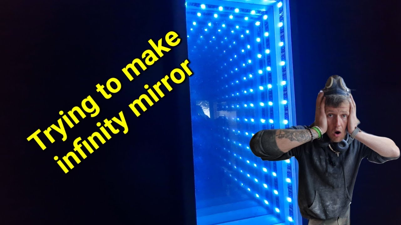 FIRST TEST OF TRYING TO MAKE INFINITY MIRROR! DID IT WORKED? HOW DOES ...