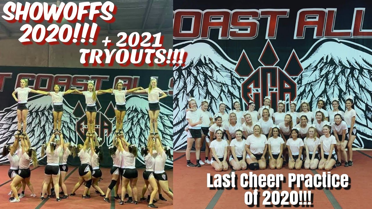 Cheer Show Offs night!!! + Tryouts!!! Last practice of 2020 💔!!! East ...