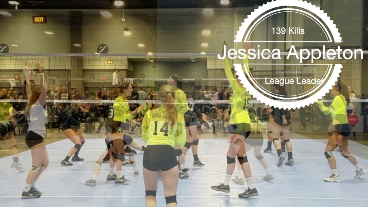 Jessica Appleton 2016 Colonial League Girls Volleyball All Stars - YouTube