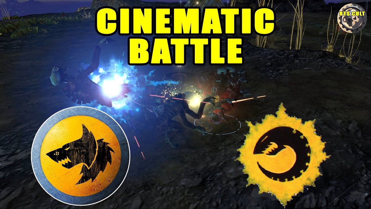 Space Wolves Librarian vs Tyranids - Epic 1v2 Cinematic Battle | DoW 2 ...