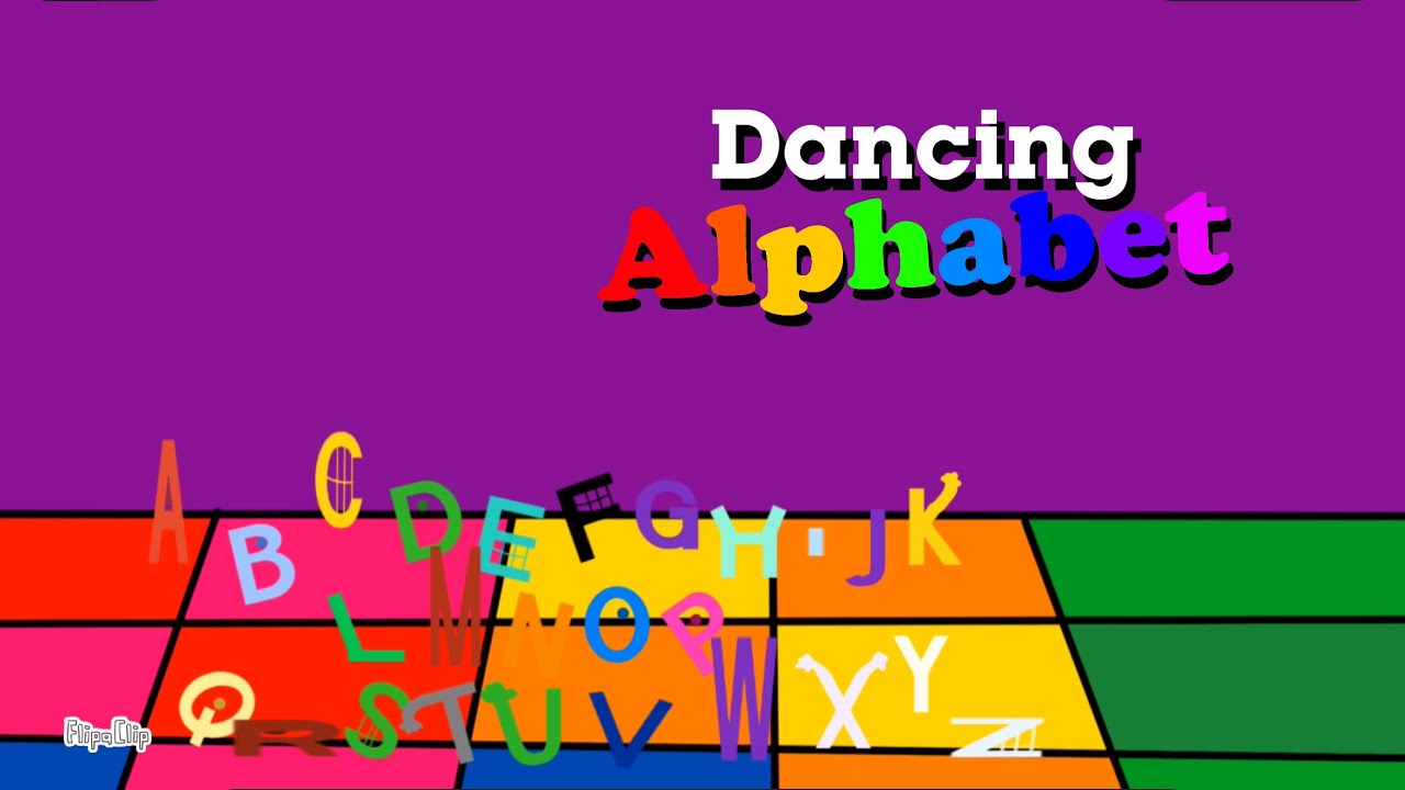 Letters Of The Alphabet Dancing To Rock Music - YouTube