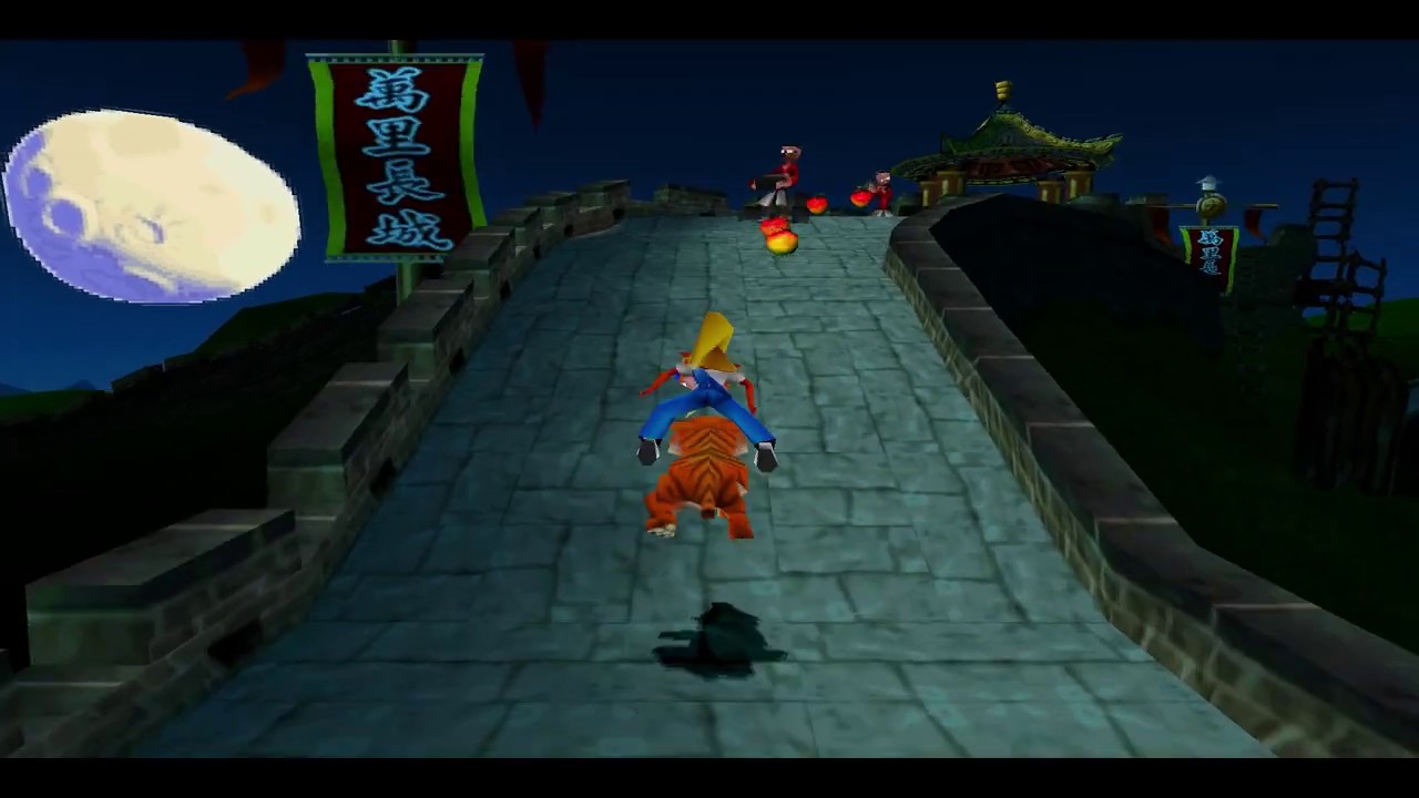 Crash Bandicoot 3: Warped PS1 Midnight Run Demo Gameplay - YouTube