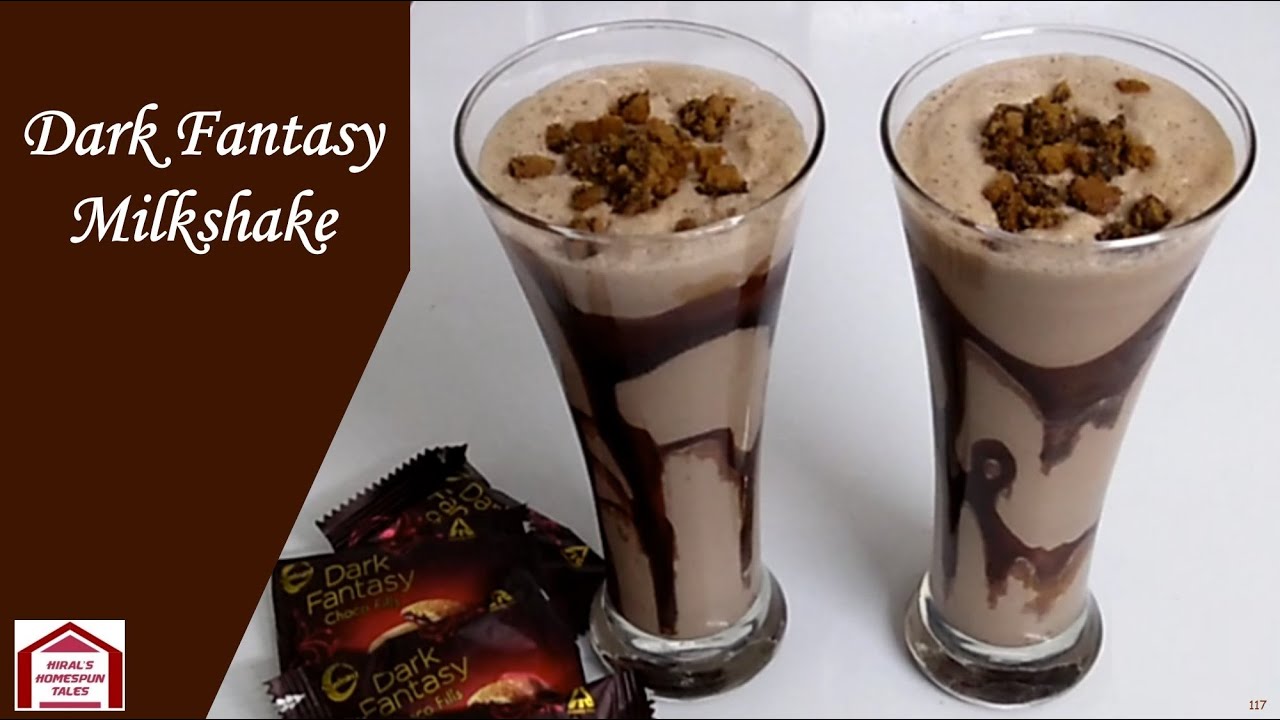 Dark Fantasy Milkshake | Chocolate Milkshake | Milkshake with Ice cream ...