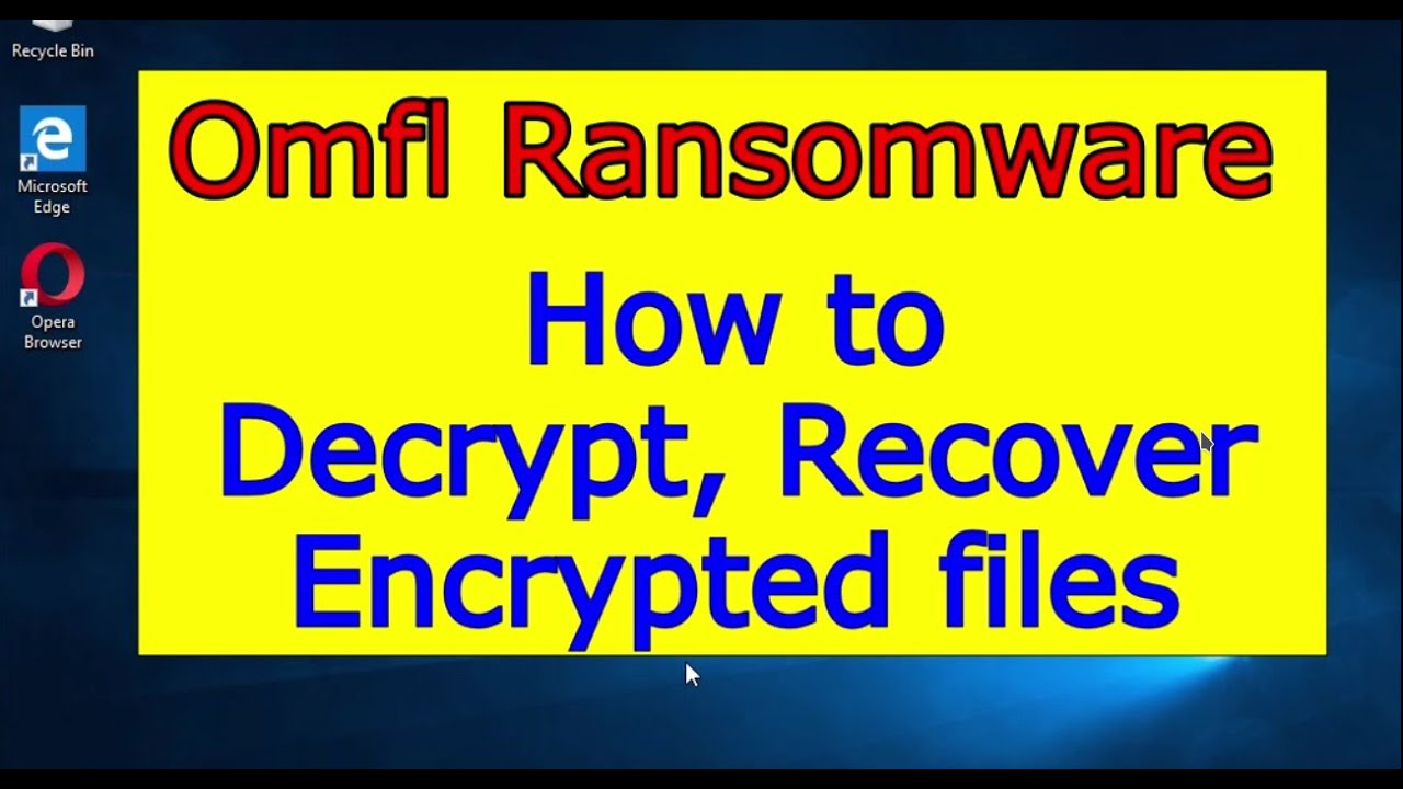 Omfl virus (ransomware). How to decrypt .Omfl files. Omfl File Recovery ...