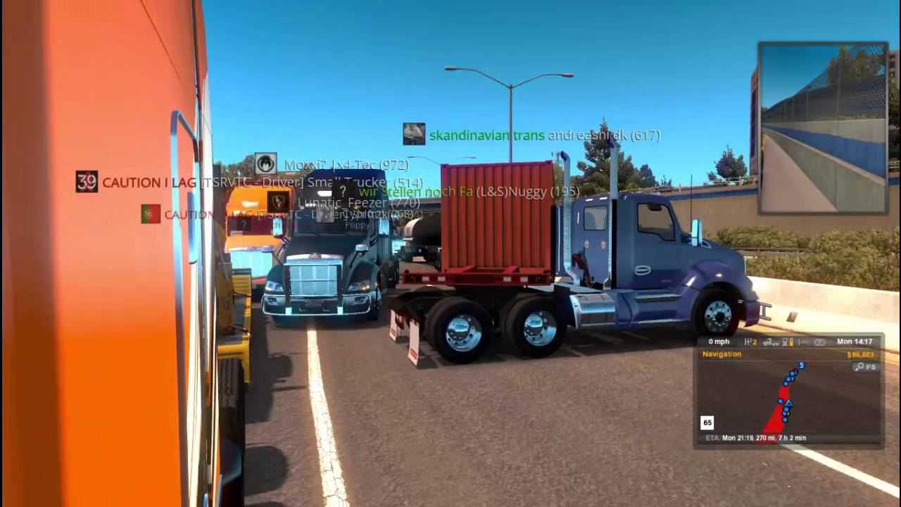 American Truck Simulator Multiplayer: Fails, Crashes and idiots. - YouTube