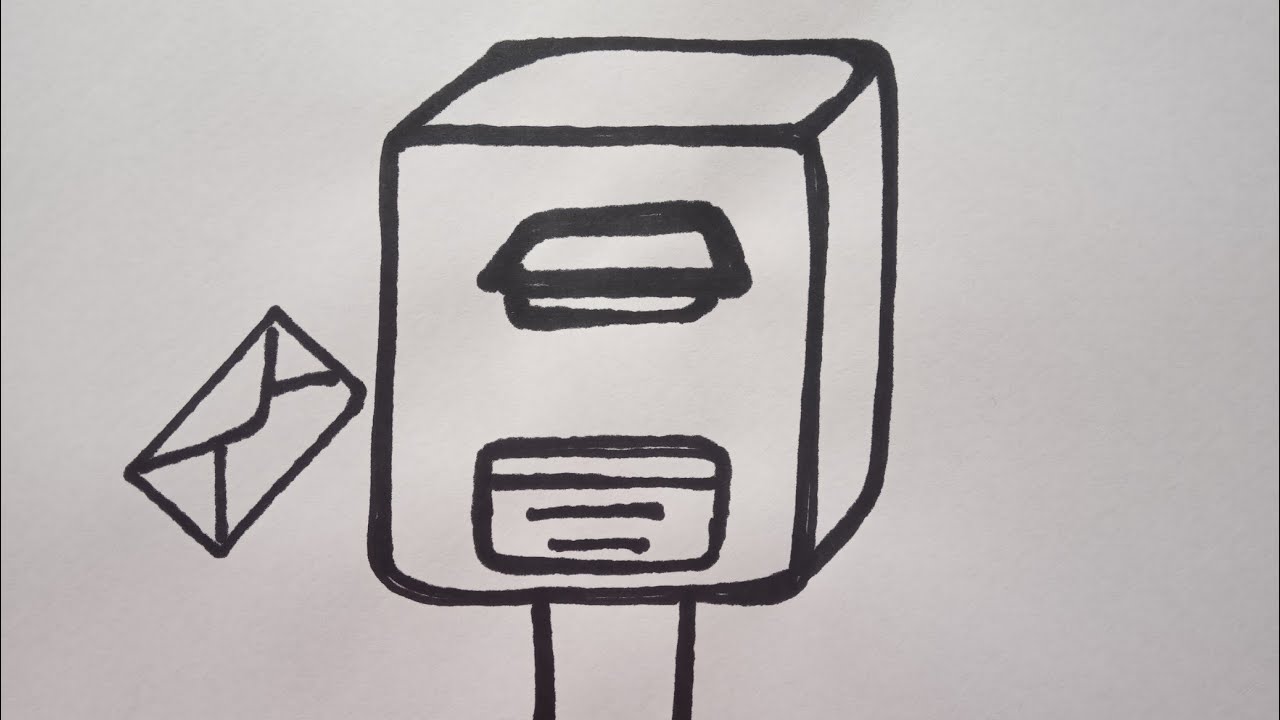 Cómo dibujar buzón Как нарисовать милые рисунки - YouTube