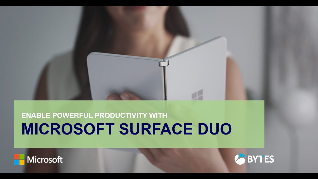 Reshape IT: Enable Powerful Productivity with @surface Duo - YouTube