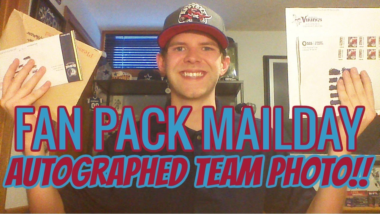 FAN PACK MAILDAY! AUTOGRAPHED TEAM PHOTO! - YouTube