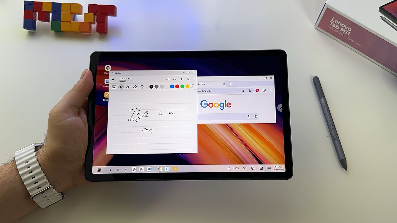 Windows PC mode available on Lenovo Tab M11 tablet - YouTube