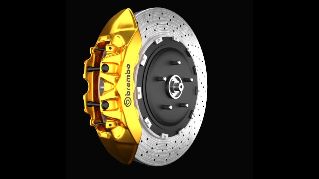 Blender Speed Modeling | Disk Brakes | Part 2 - YouTube