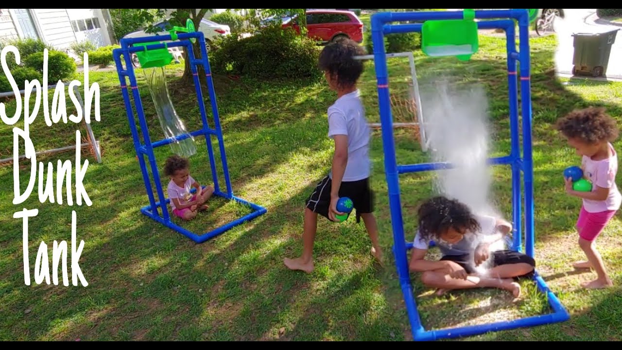 Splash Dunk Tank Challenge - YouTube