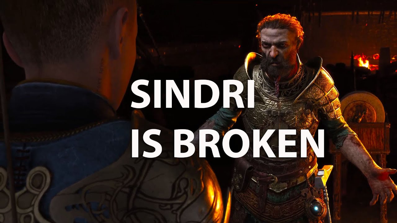 God of War Ragnarok Sindri talks of his loss - YouTube