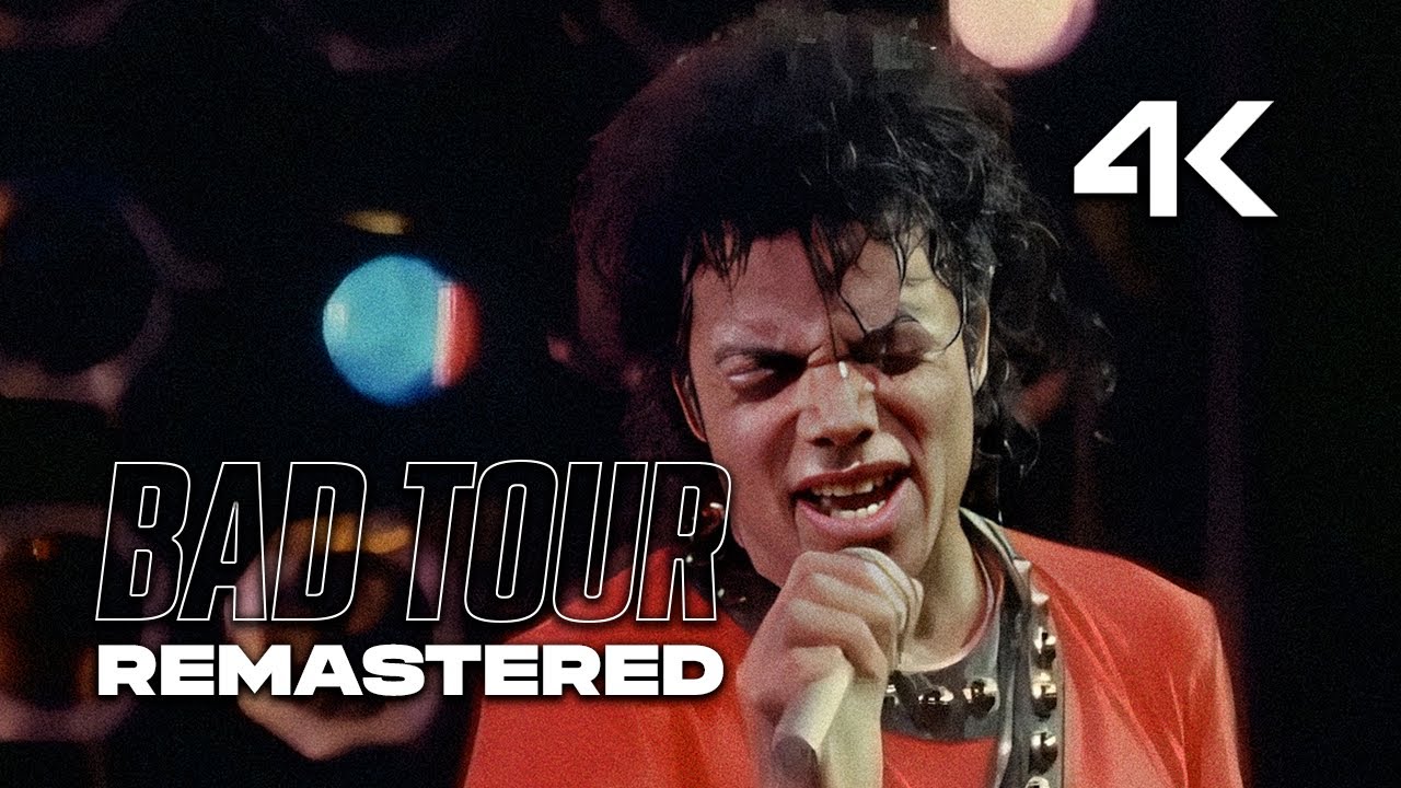 Michael Jackson - BAD TOUR 4K - YouTube