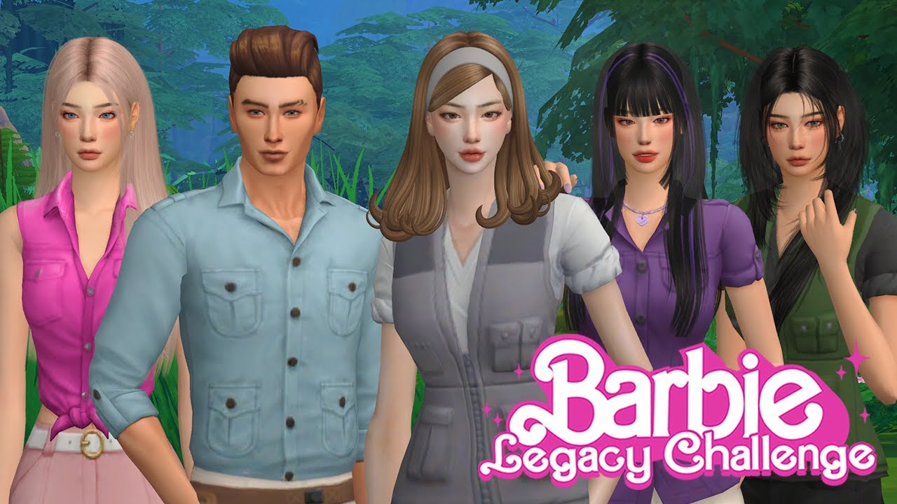 "🌳 SPESIAL FAMILY TRIP KE HUTAN 🎀" | Ep.70 | The Sims 4 Barbie Legacy ...
