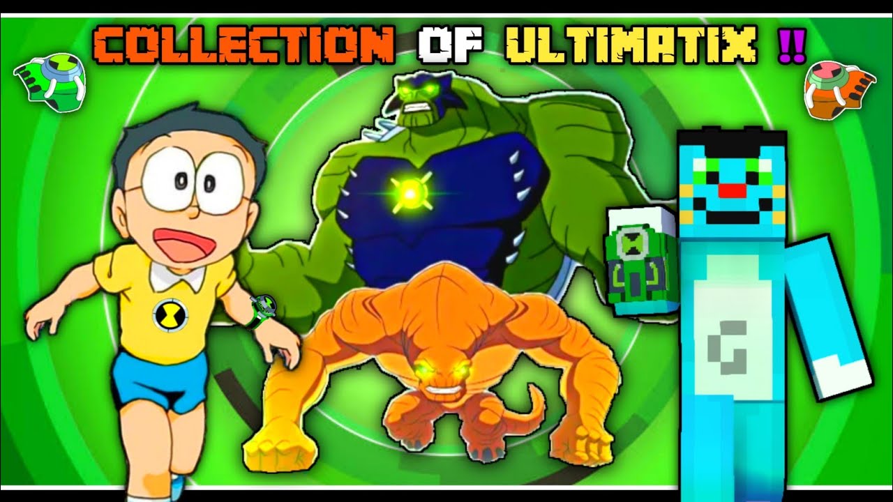 Nobita's Ultimatrix Collection || Minecraft In Hindi || Saifminati ...