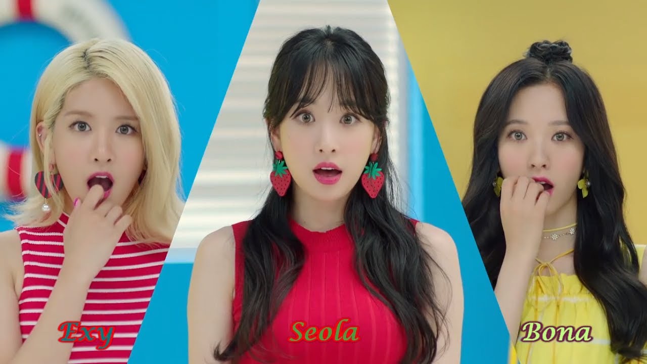 KISS ME - 우주소녀 (WJSN) (Members With Names) - YouTube