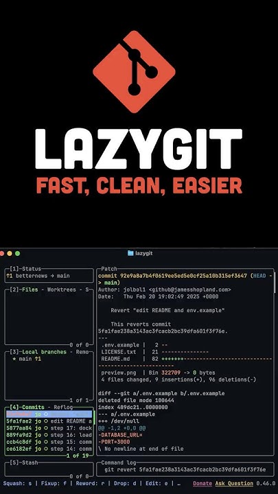 LazyGit - Faster, Easier, Git CLI - YouTube