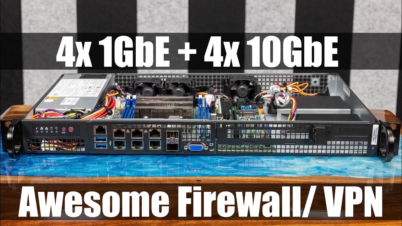 Awesome Firewall and VPN 1U Box We Use - YouTube