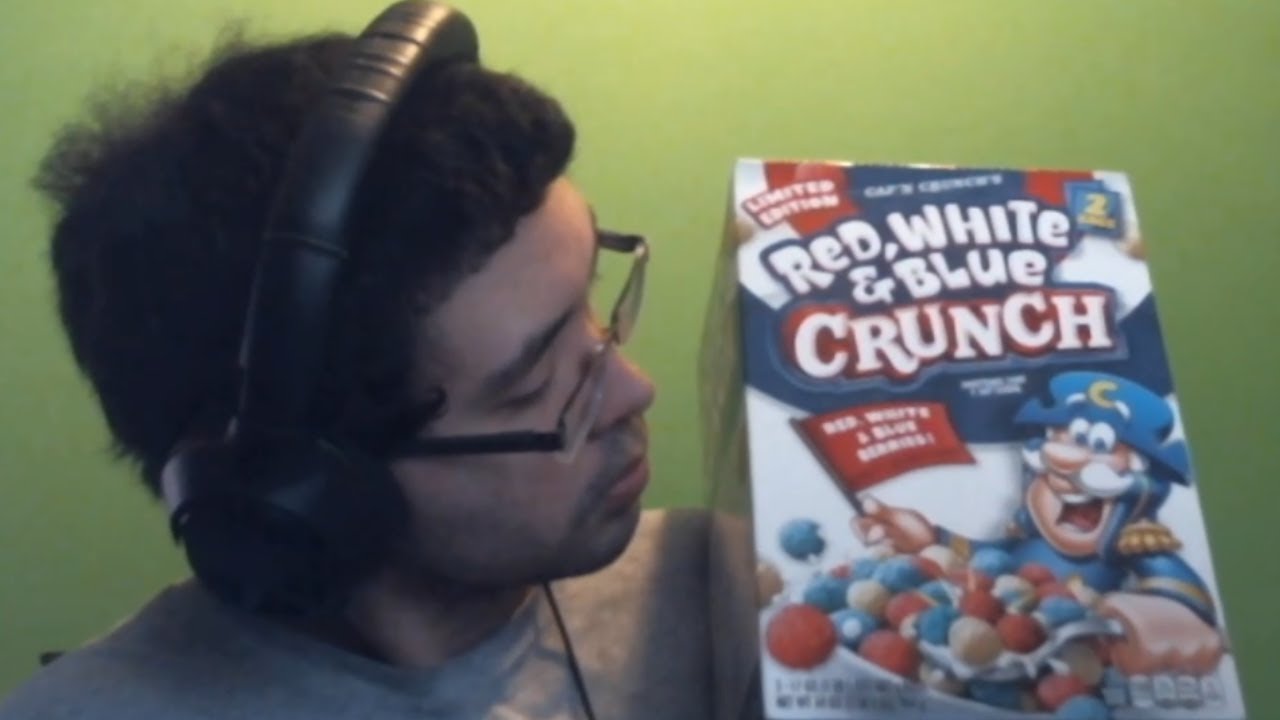 Literally Just Eating Captain Crunch Cereal - YouTube